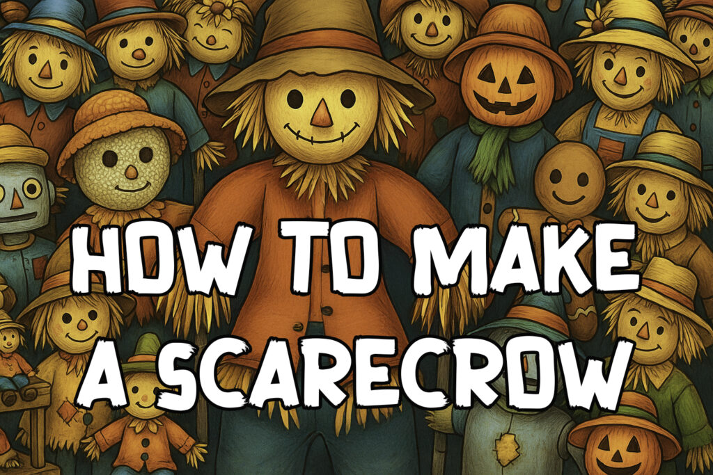 How To Make a Scarecrow - Scarecrow Festival and Fall Market